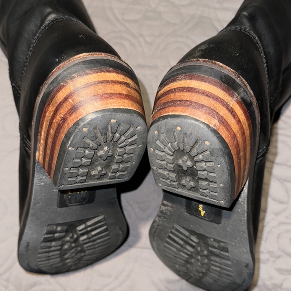 Dan Post | Shoes | Vintage Dan Post Mens Cowboy Boots Wood Heels Size 9 ...